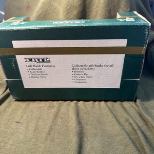 1993 Ertl Die-cast Metal Gift Bank - Etsy