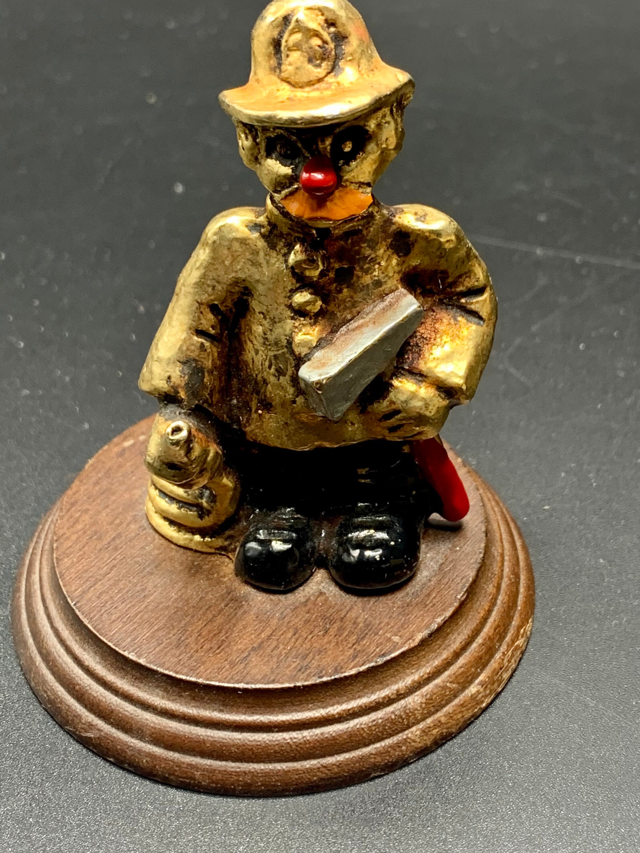 George Good Corporation Fireman, Very Cute Little Paperweight or Shelf ...