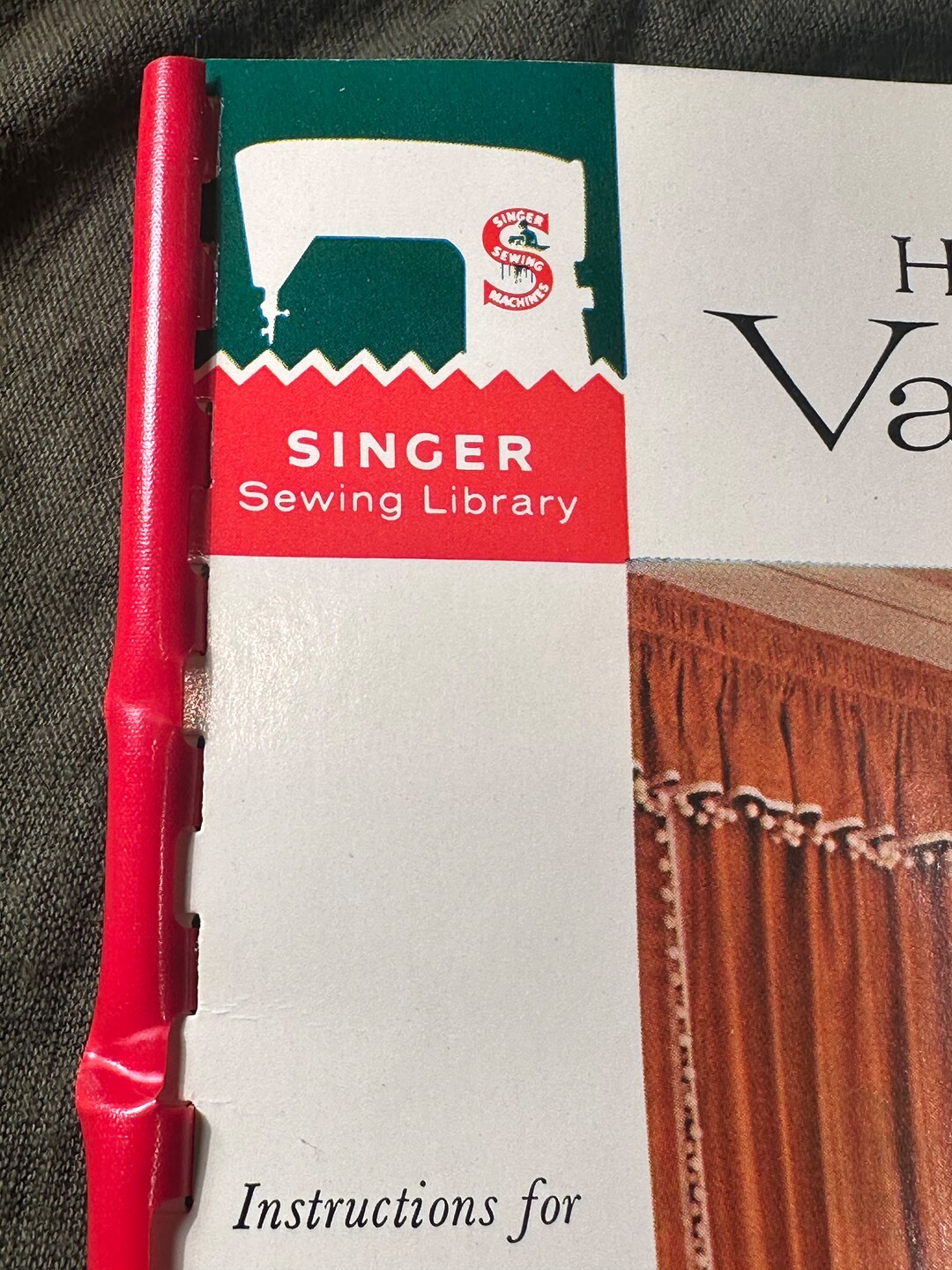 How to Make Valances - Singer Sewing Library (book No. 103, 1960) - Etsy