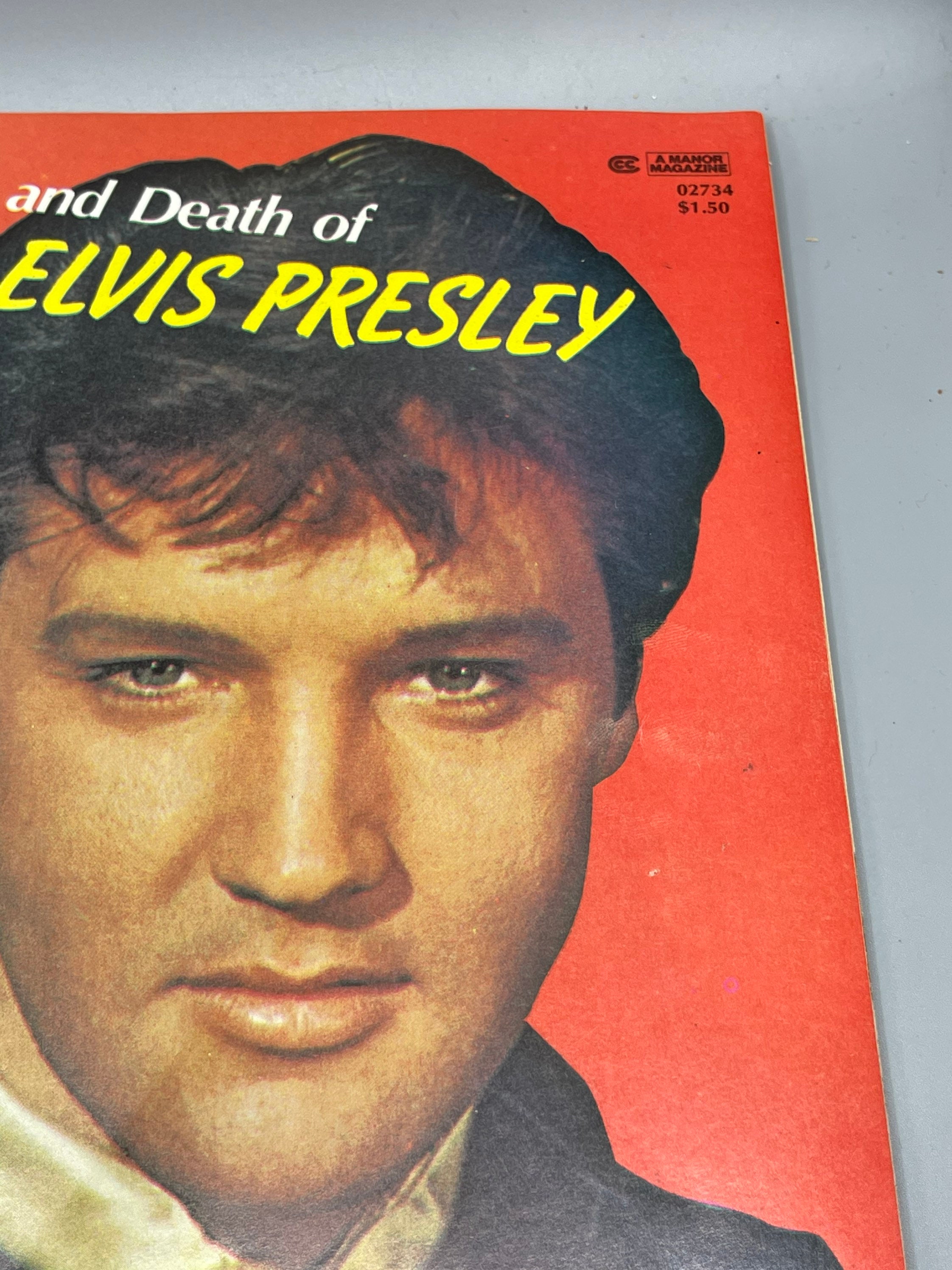 The Life and Death of Elvis Presley. 1977 Manor Magazine Collectors ...