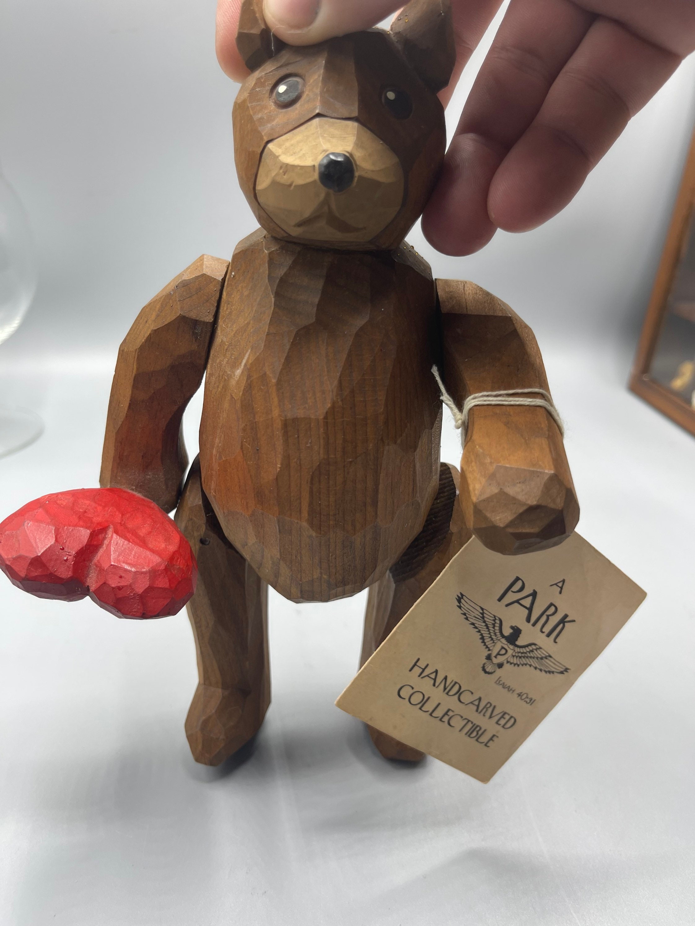 Adorable Hand-carved Wood Bear. His Arms and Legs Move Nicely - Etsy