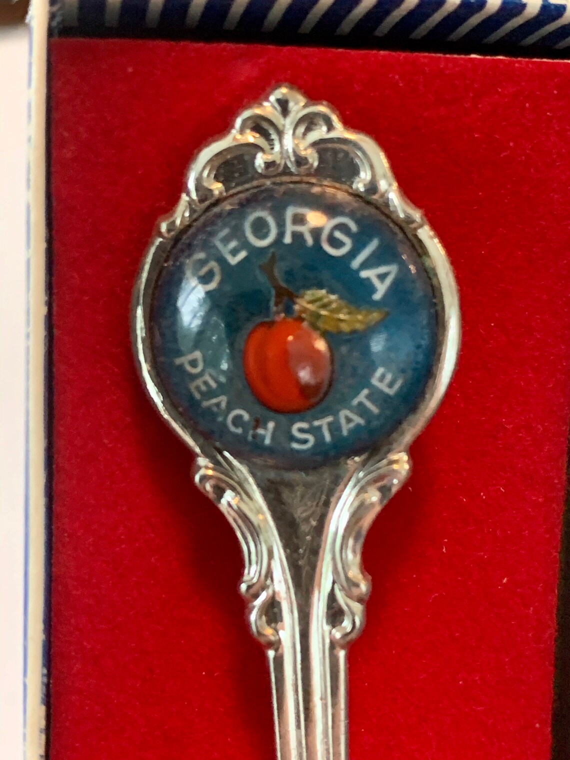 Nice Georgia Peach State Collectors Spoon. Comes in a - Etsy