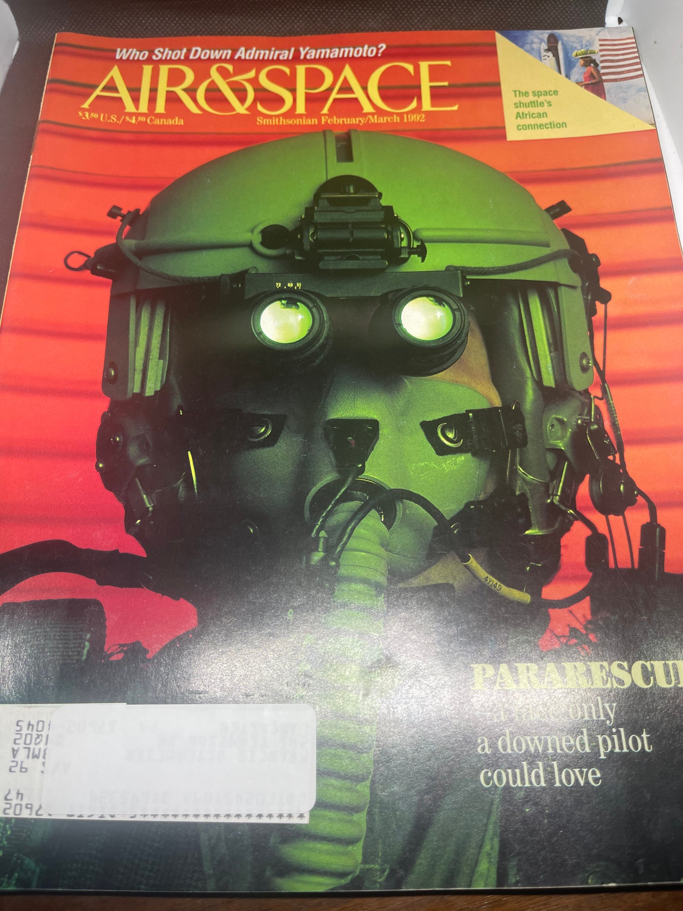 Smithsonian Air & Space Magazine - February/march 1992. - Etsy UK