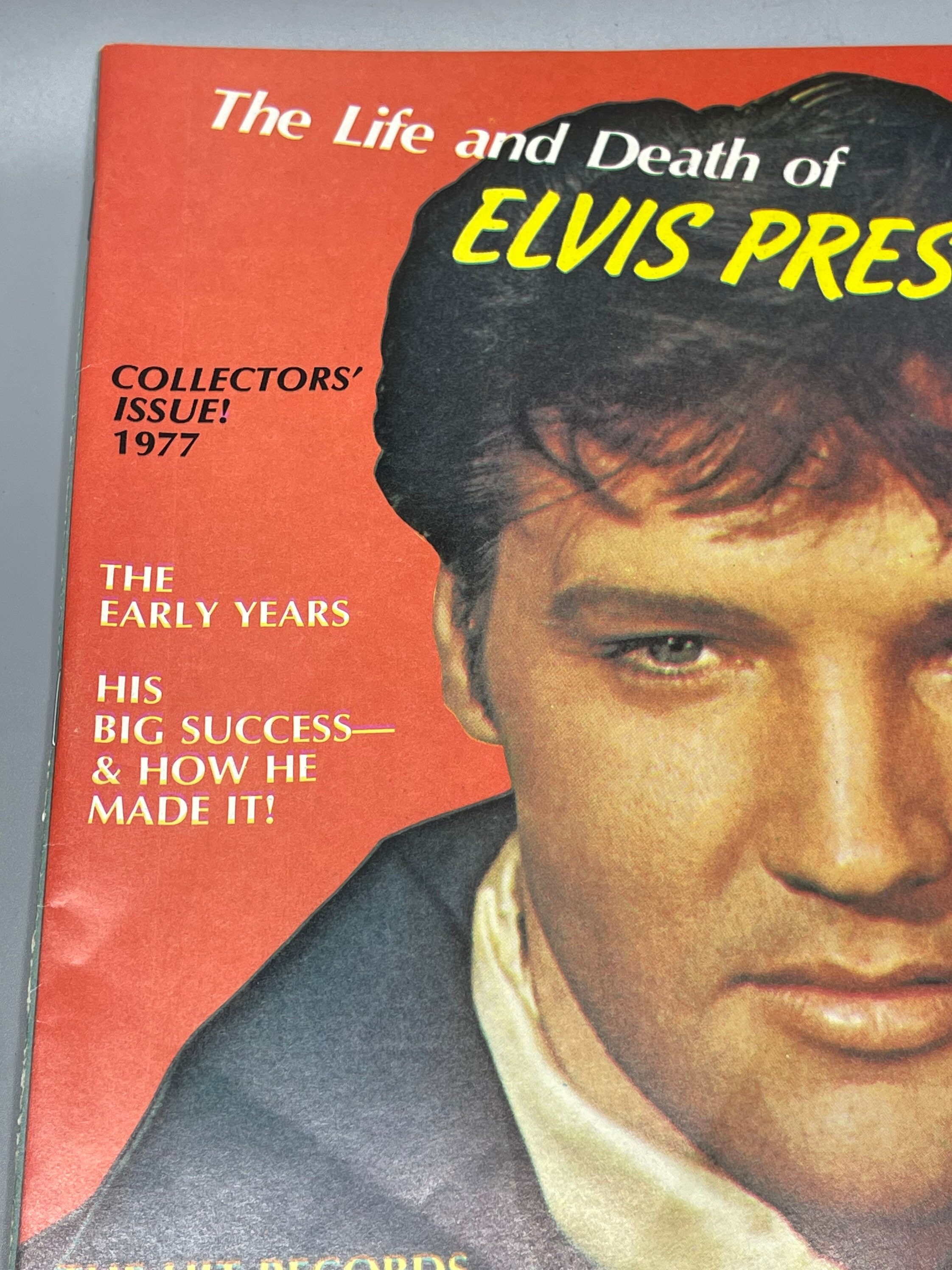 The Life and Death of Elvis Presley. 1977 Manor Magazine Collectors ...