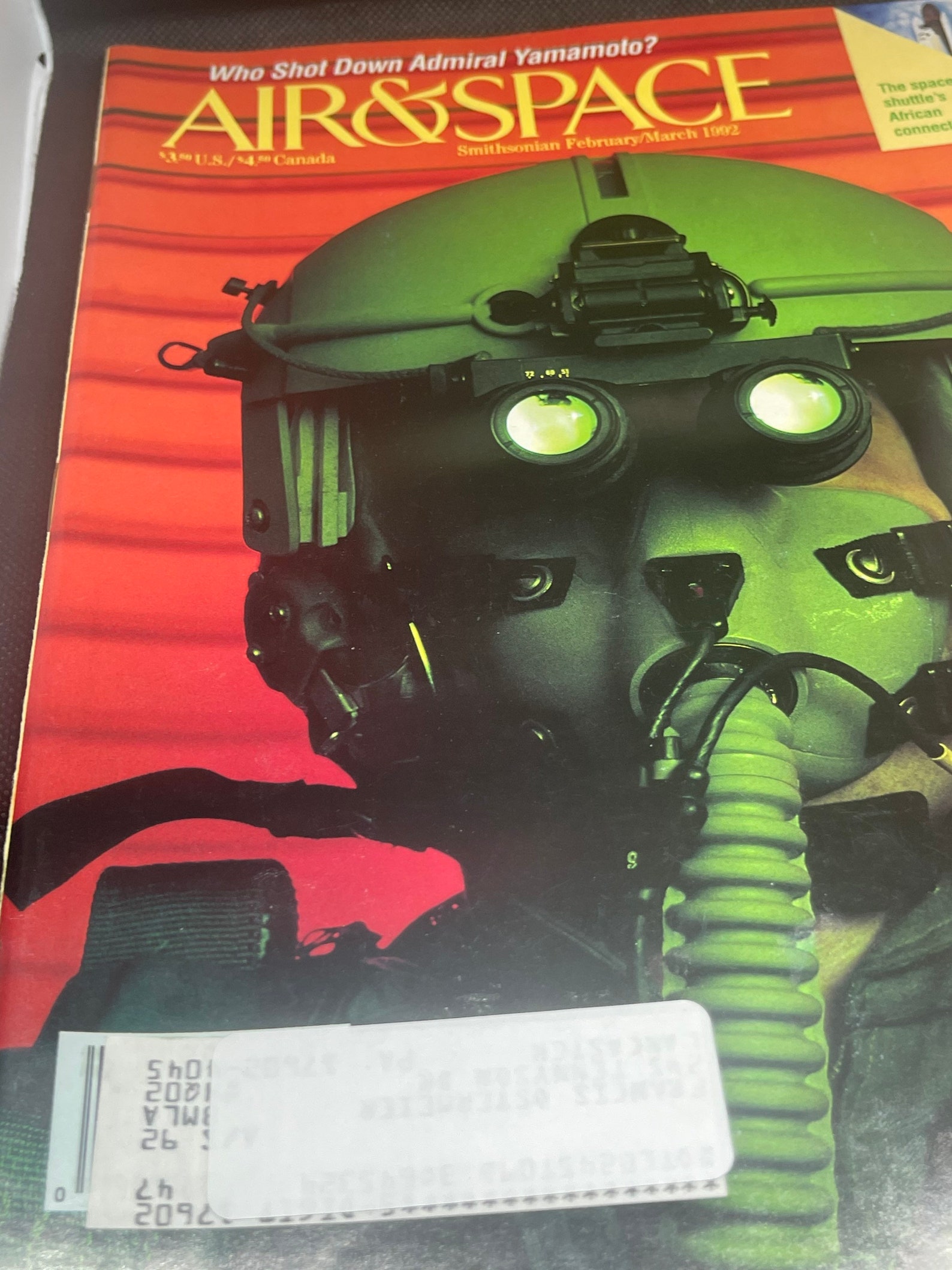 Smithsonian Air & Space Magazine - February/march 1992. - Etsy