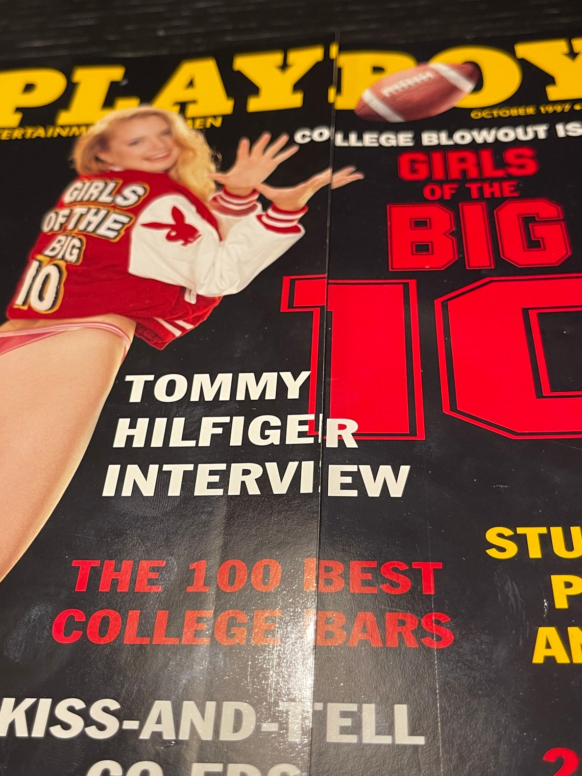 October 1997 Playboy Magazine. Girls of the Big Ten. Tommy | Etsy