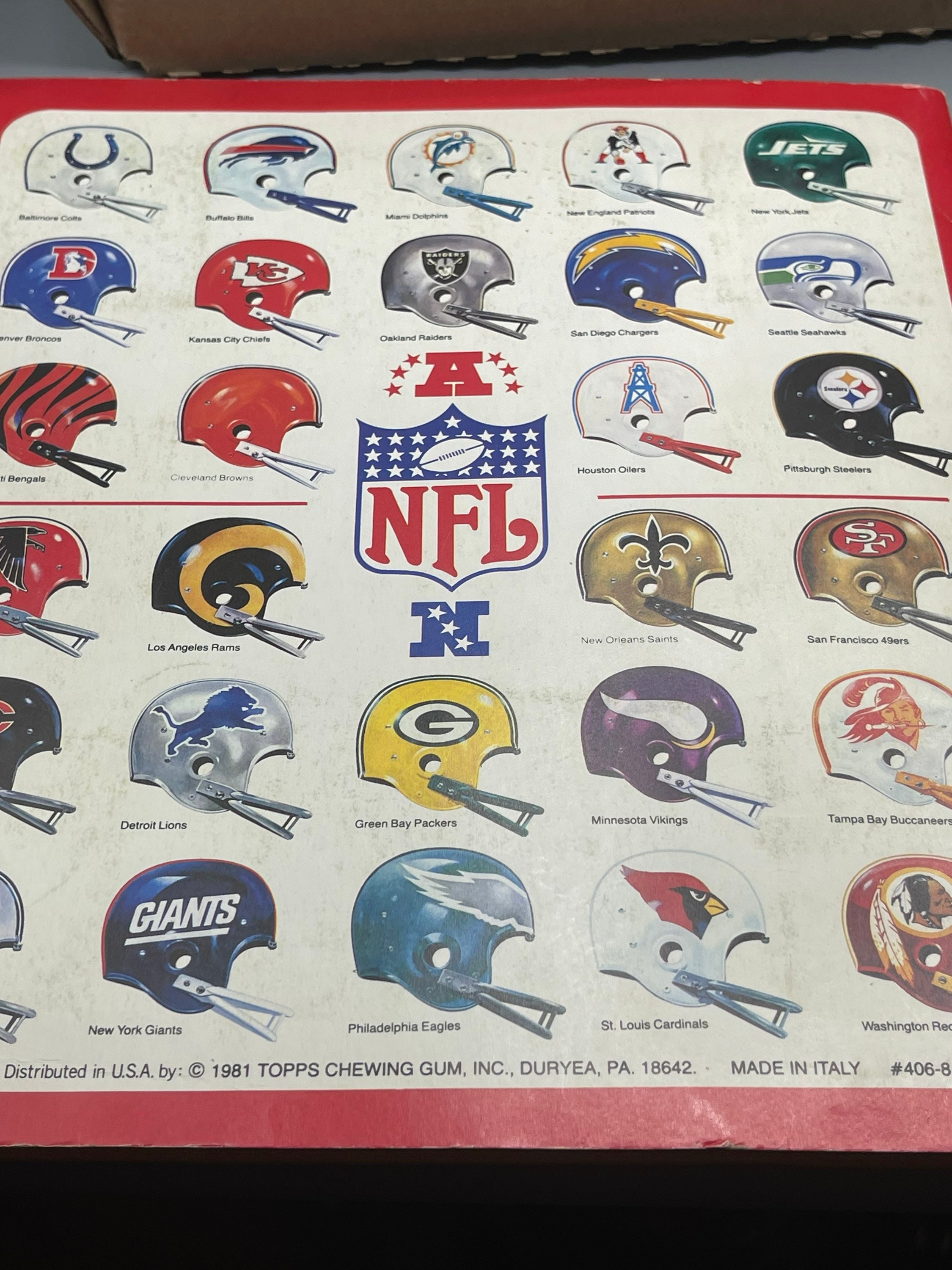 1981 Topps Football Sticker Album. Complete With All the Stickers ...