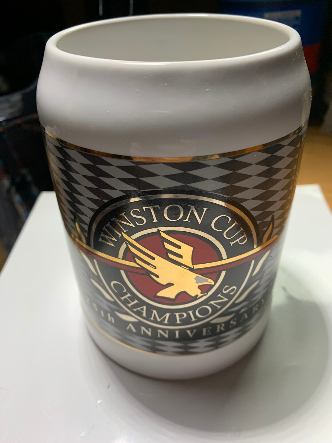 Winston Cup Champions 25th Anniversary Collectors Stein, 1996. - Etsy