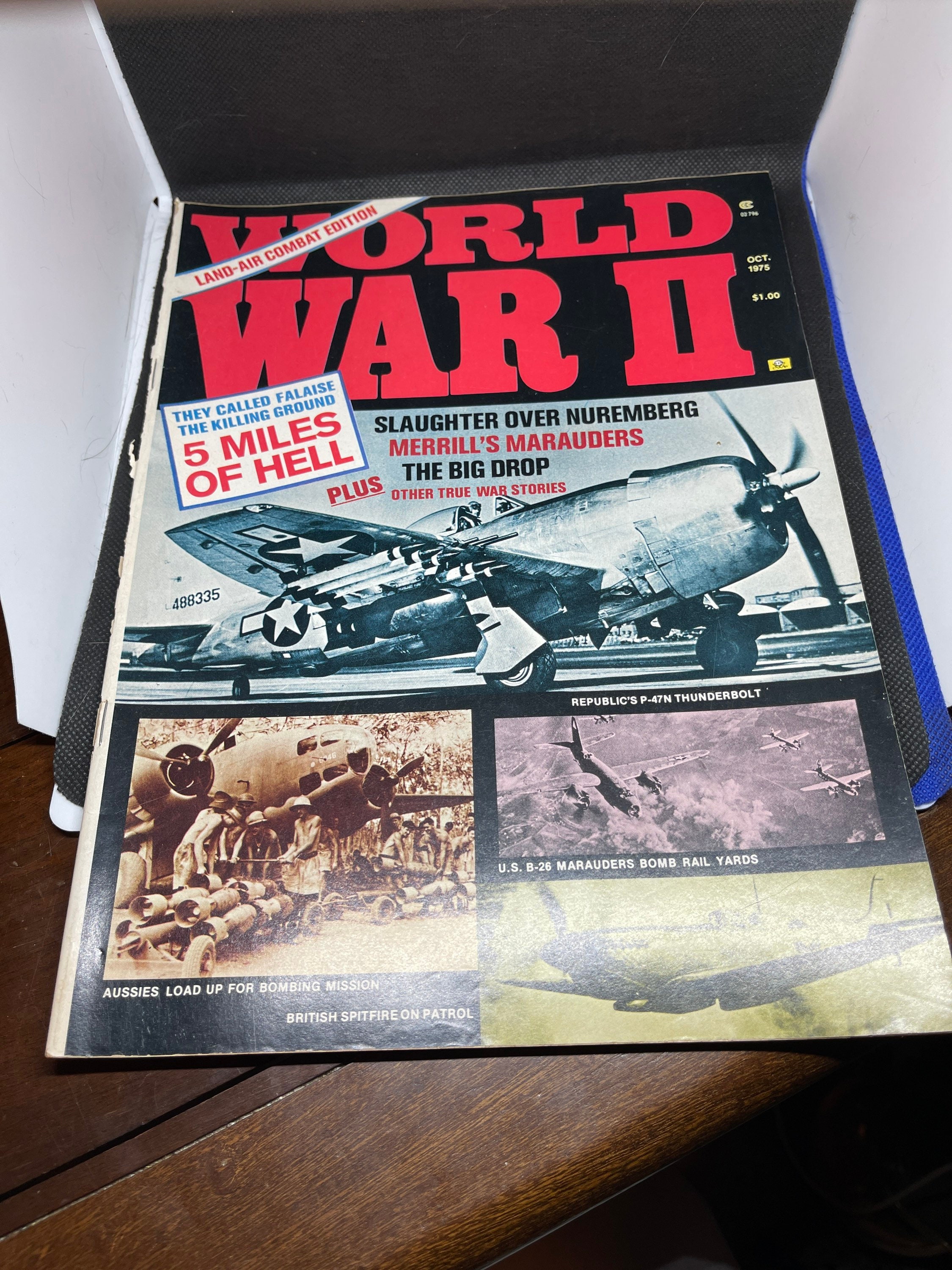 World War II Magazine. October 1975. Very Cool Old Magazine - Etsy
