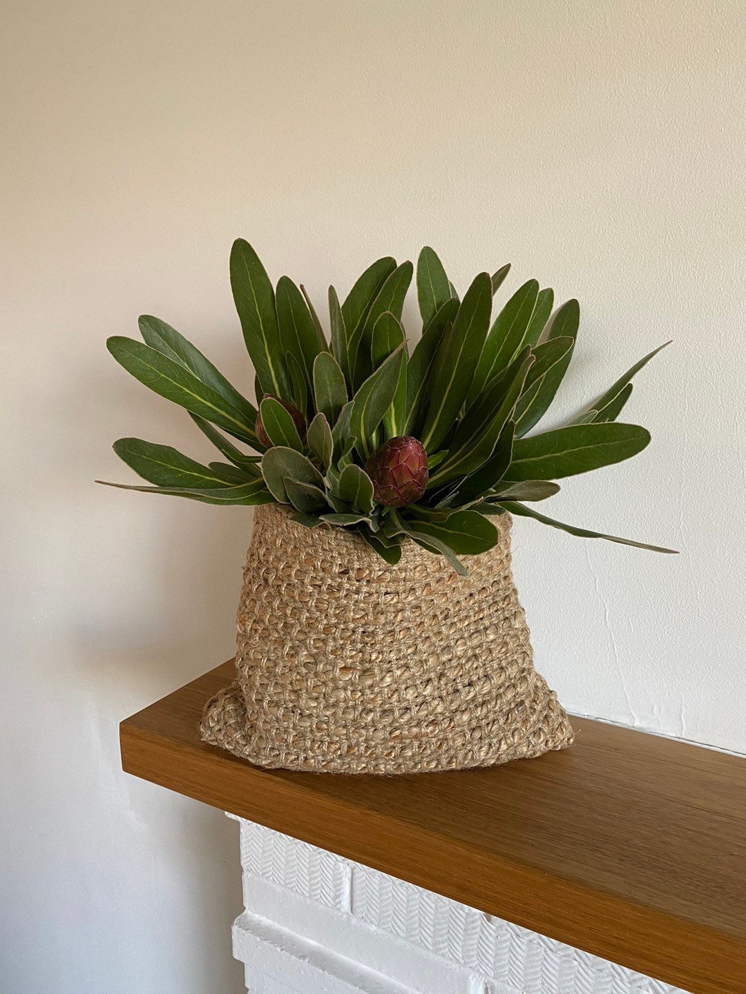 The Original Jute Pot Plant Cover - Etsy Italia