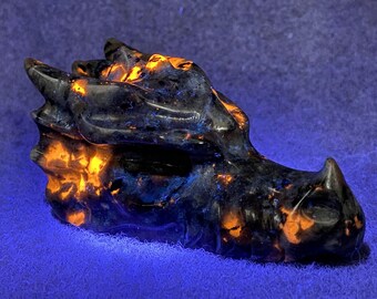 Dragon Crystal Skull | Etsy
