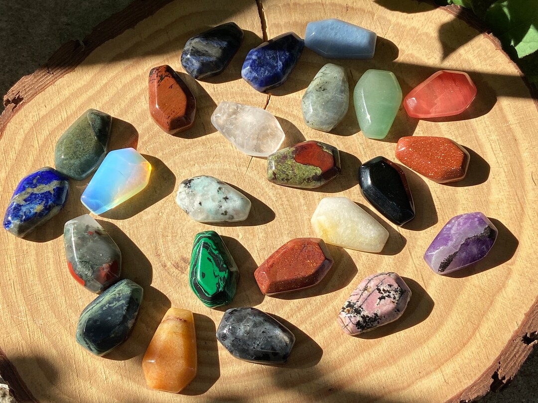 1.2'' Hand Carved MINI Crystal Coffin/crystal Coffin/quartz Crystal ...