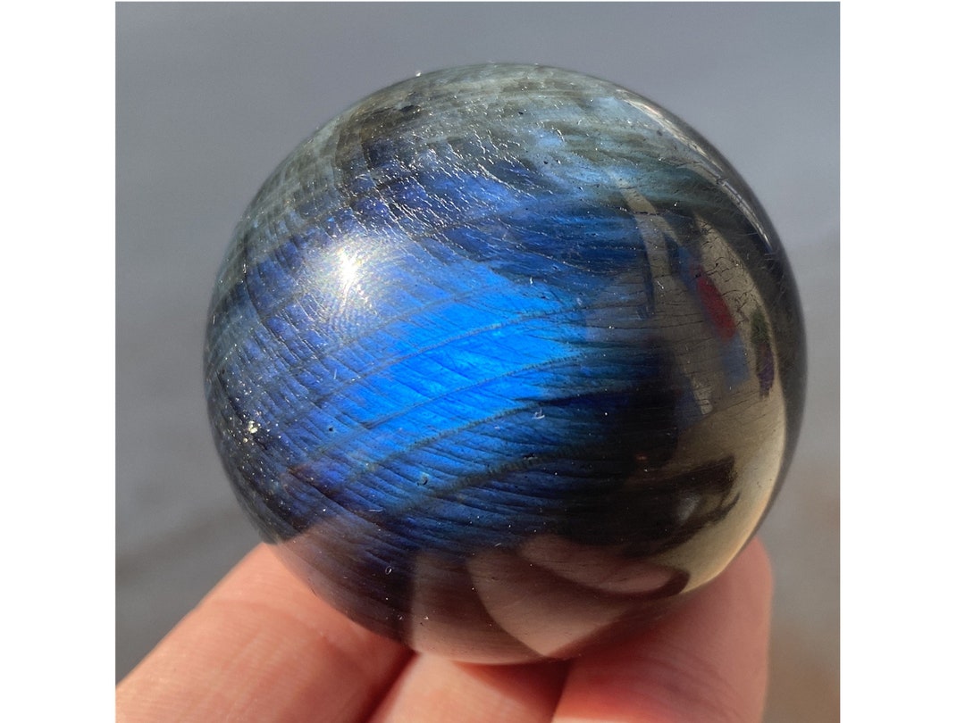 40mm+ Natural Labradorite Sphere,quartz Crystal Ball，crystal Sphere ...
