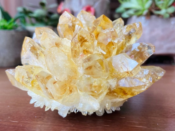 Crystal Cluster300g Yellow Quartz Cluster Crystalgreen - Etsy