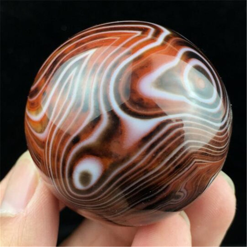 Rare Natural Lace Agate Sphere basequartz Crystalcrystal - Etsy