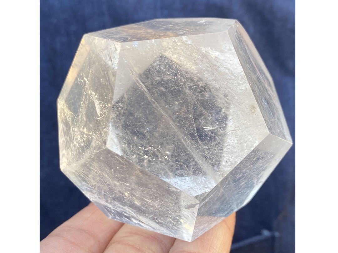 6CM Natural Elixir Clear Quartz Dodecahedron, Quartz Crystal，crystal ...