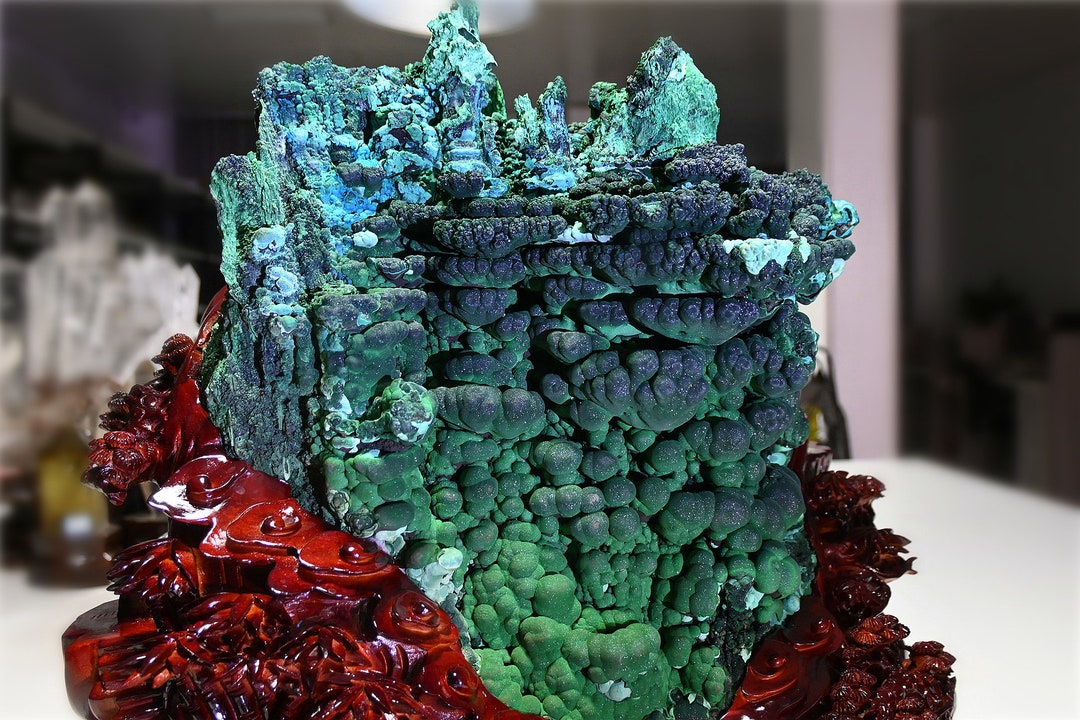 Rare！125.4lb Natural Malachite Raw Gemstone，crystal Malachite，malachite ...