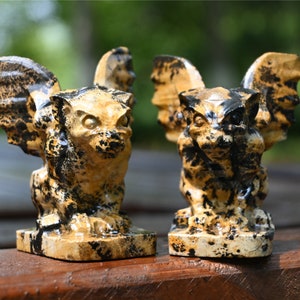 2.3'' Picture Stone Gargoyle，quartz Crystal，halloween Gift，crystal ...