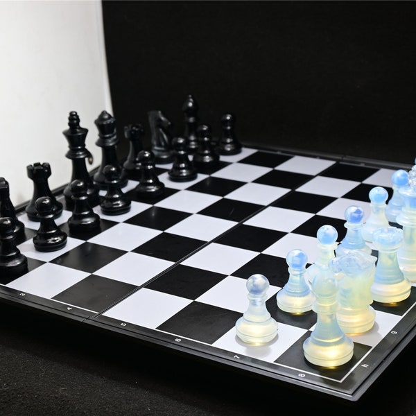 Crystal Chess Set - Etsy