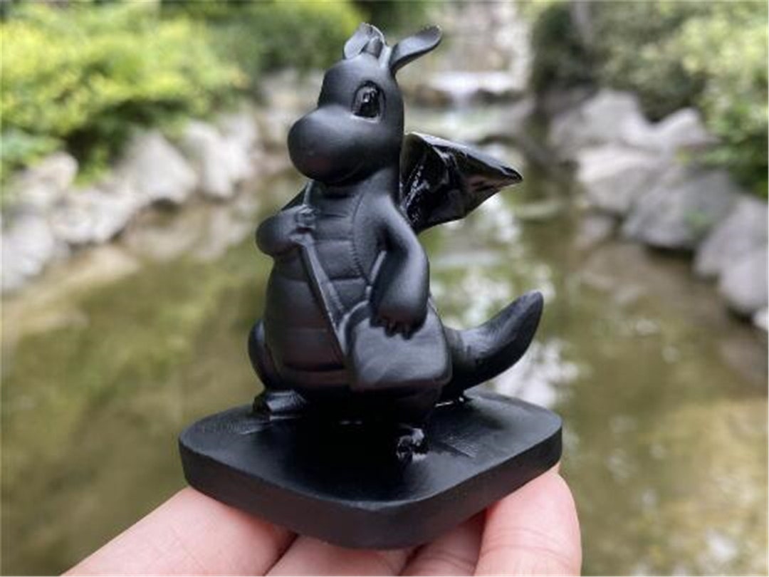 2'' Natural Hand Carved Obsidian Dragoncrystal - Etsy