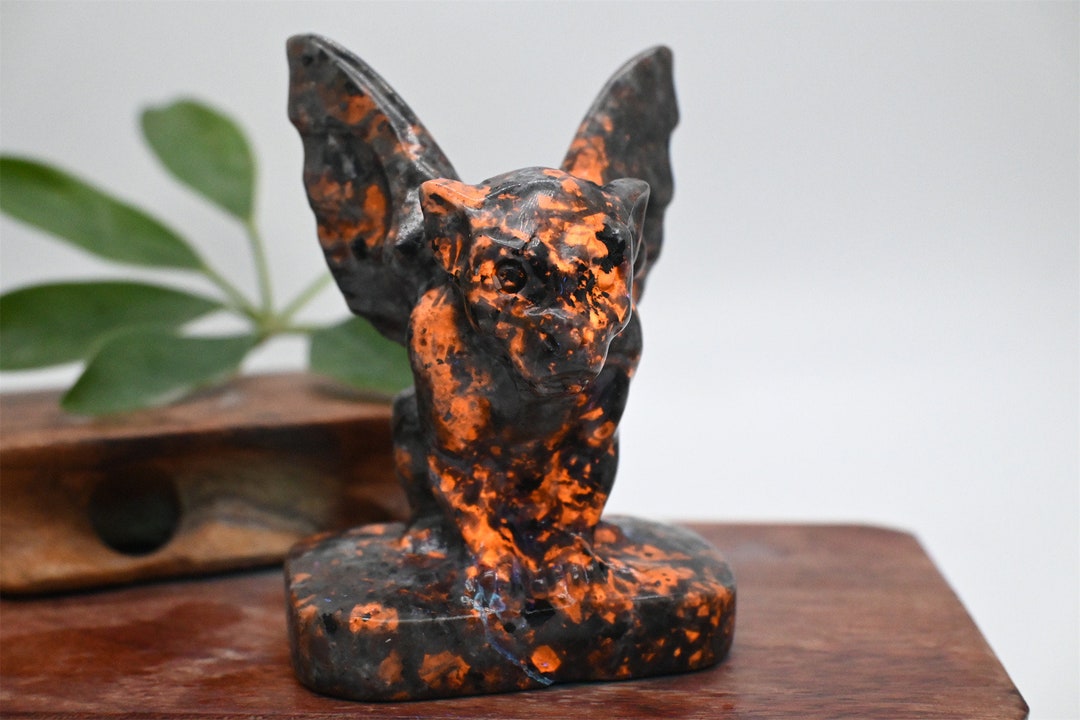 2.2'' Carved Yooperlite Gargoyle，christmas Gift，crystal Gargoyle ...