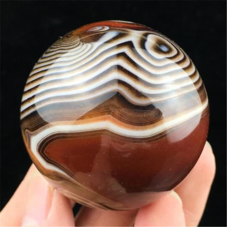 Rare Natural Lace Agate Sphere basequartz Crystalcrystal - Etsy