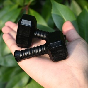 2.5'' Hand Carved Obsidian Hammercrystal Hammer,reiki Healingcrystal ...