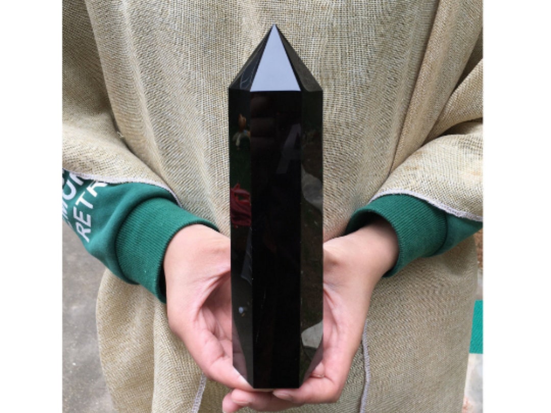 4inch+ Natural Crystal Obsidian Obelisk,quartz Crystal,father's Day ...