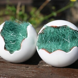 55mm+ Green Needle Ironstone Ball,open Mouth Magnesite Goethite Crystal ...