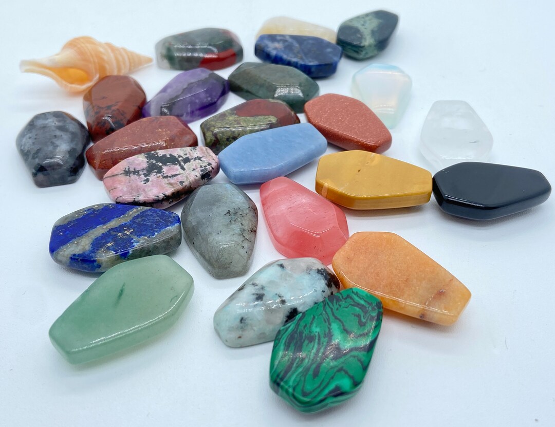 1.2'' Hand Carved MINI Crystal Coffin/crystal Coffin/quartz Crystal ...