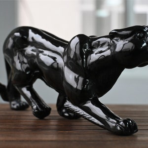 0.8KG Natural Carved Obsidian Leopard Skullnatural Quartzcarved Leopard ...