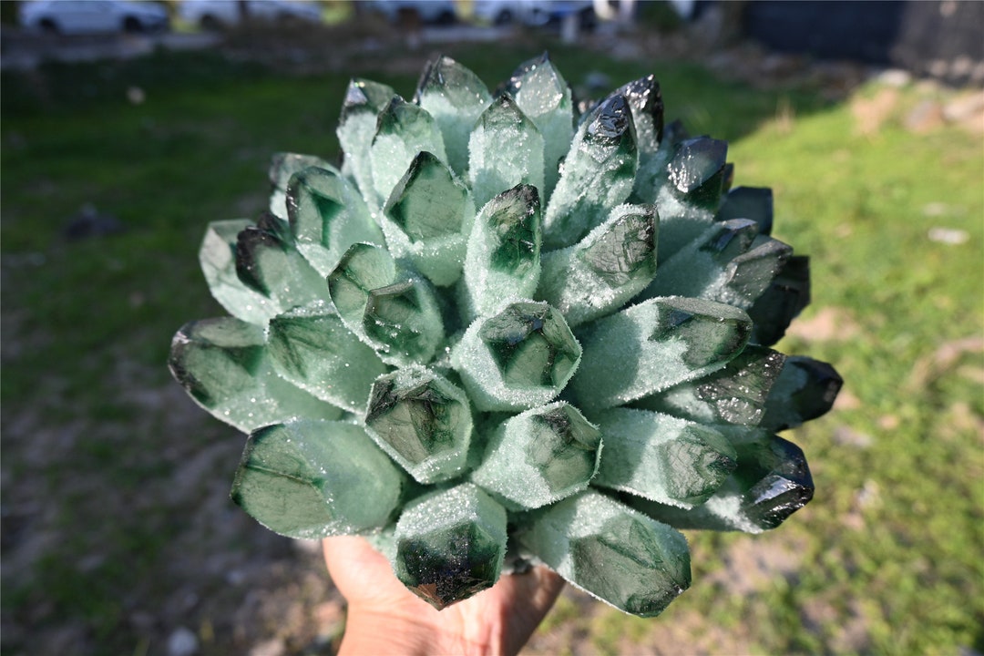 5KG Crystal Clustergreen Quartz Cluster Crystalquartz Point - Etsy