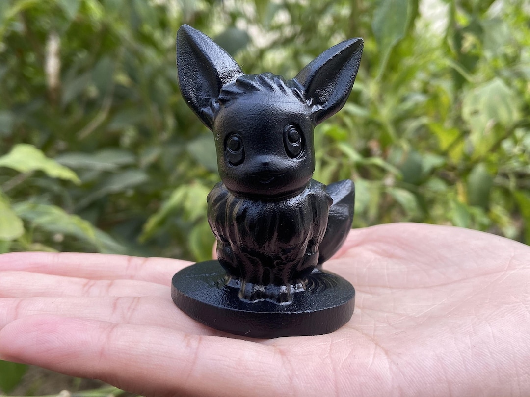 2'' Natural Hand Carved Obsidian Foxquartz - Etsy