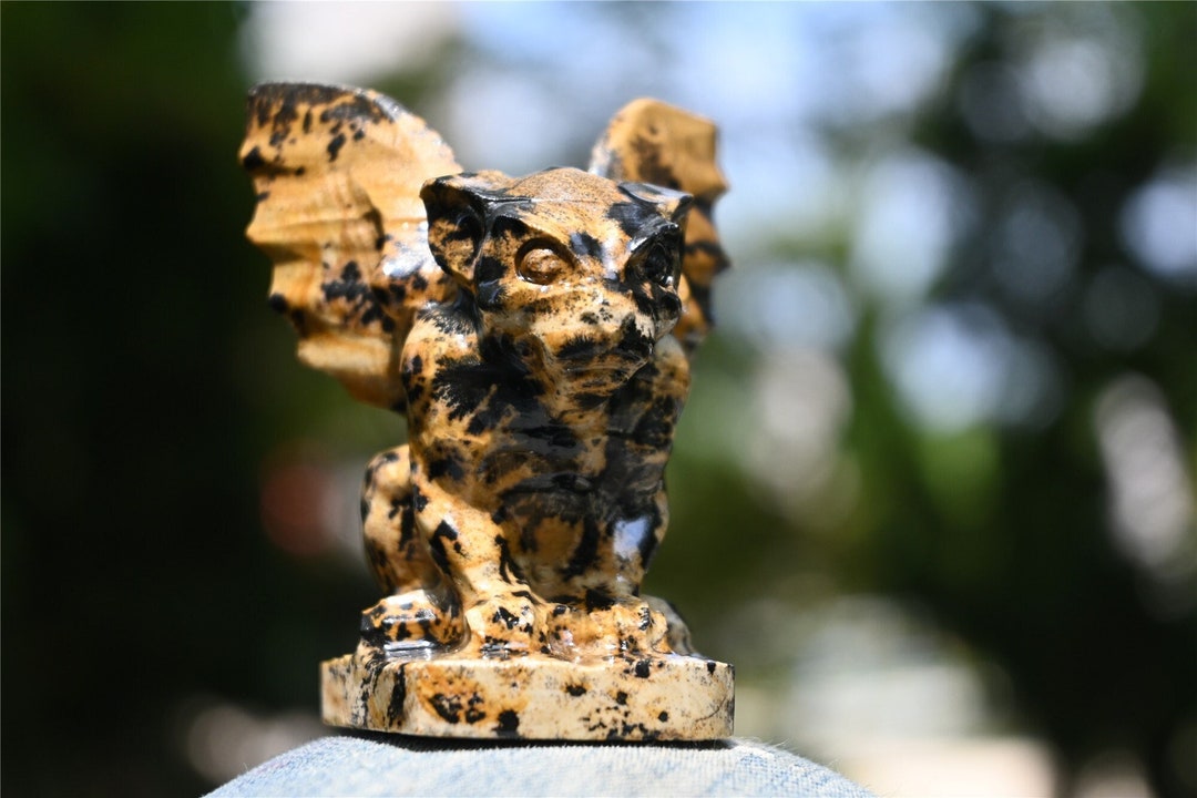 2.3'' Picture Stone Gargoyle，quartz Crystal，halloween Gift，crystal ...