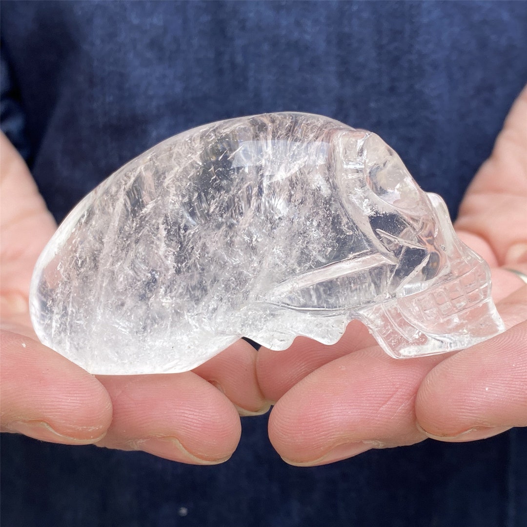 2.4'' Natural Elixir Clear Quartz Alien, Quartz Crystal，crystal Decor ...