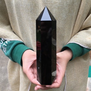 4inch+ Natural Crystal Obsidian Obelisk,quartz Crystal,father's Day ...
