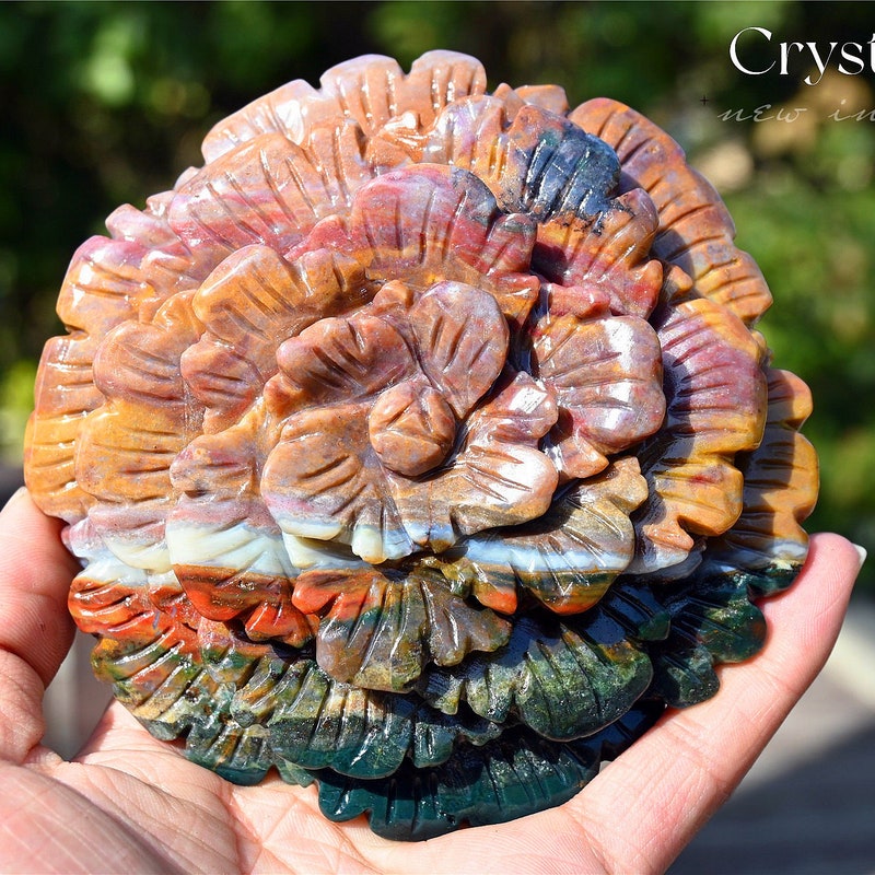 Crystal Skull Flower Jasper - Etsy