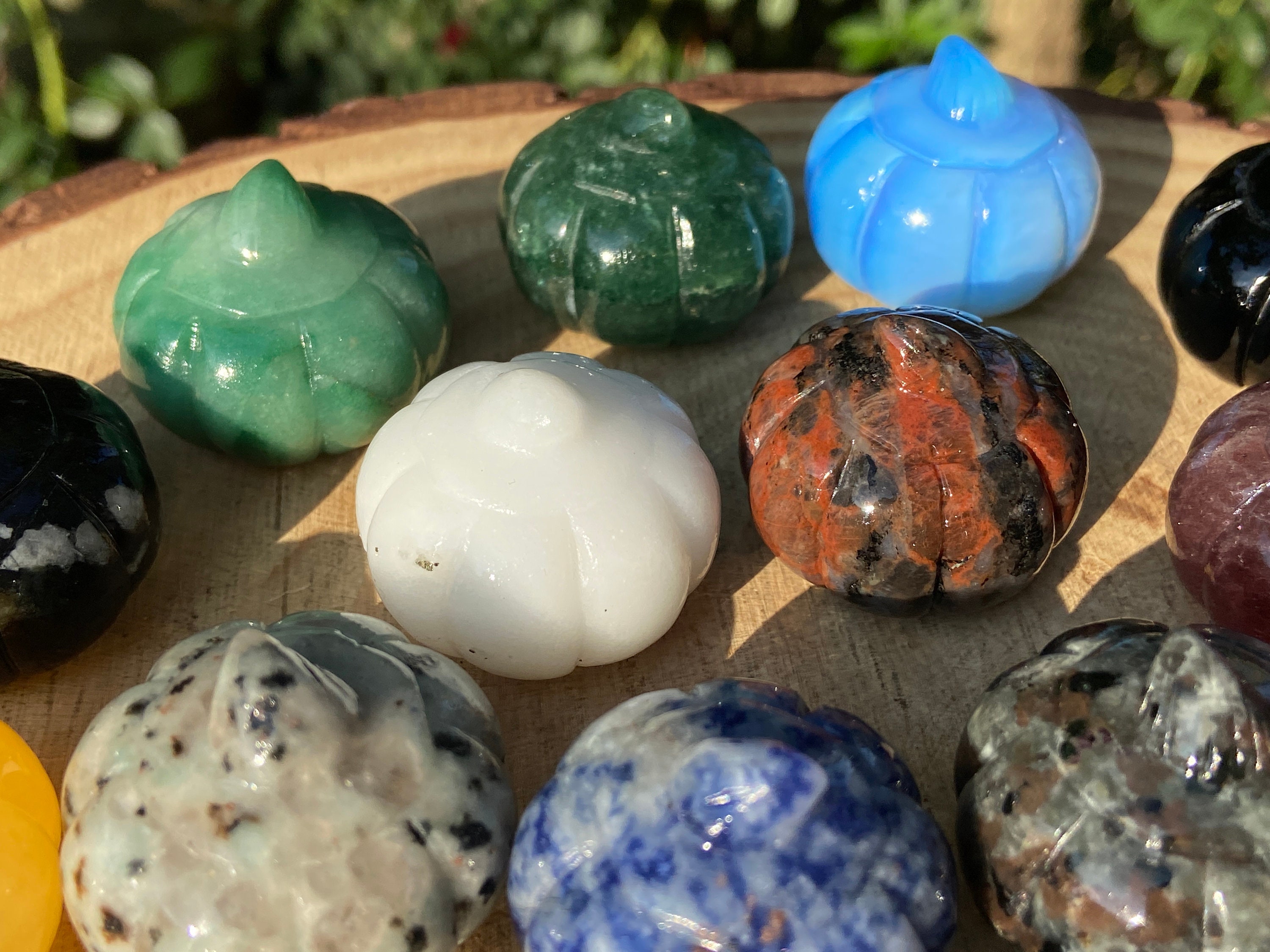 1.2'' Natural Crystal Pumpkinhand Carved Pumpkin - Etsy