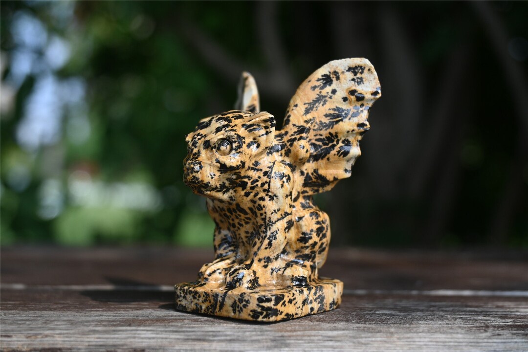 2.3'' Picture Stone Gargoyle，crystal Gargoyle，carved Skull，crystal Gift ...