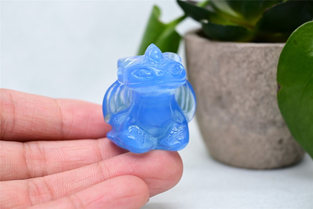 1.2'' Mini Bule Opalite Dragon，carved Crystal Dragon，crystal Decor ...