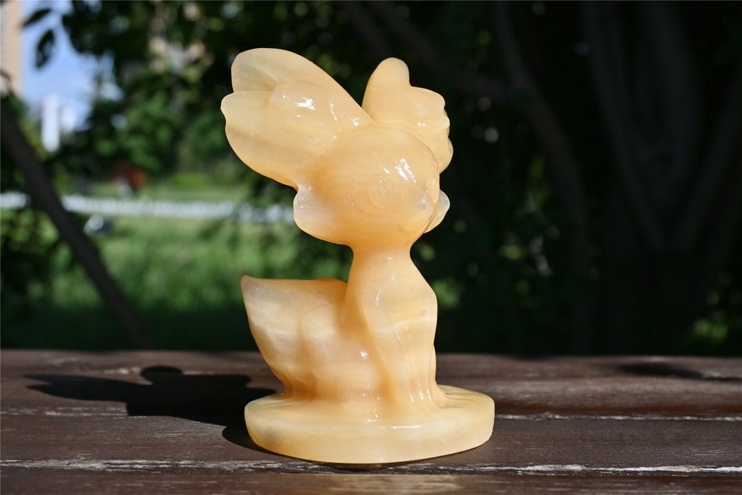 4.2'' Natural Hand Carved Geode Stone Fennekinquartz - Etsy