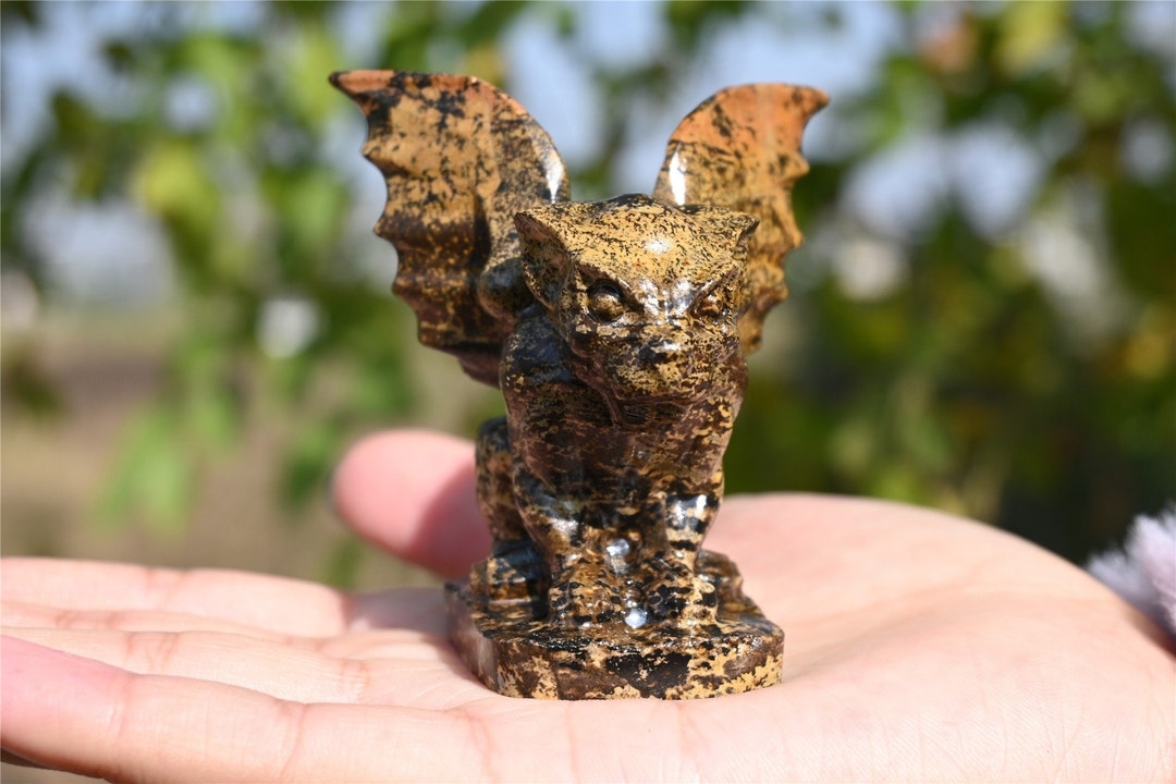 2.6'' Picture Stone Gargoyle，quartz Crystal，crystal Gargoyle，natural ...