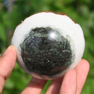 60mm+ Needle Ironstone Carved Ball,magnesite Goethite Crystal Ball,hand ...