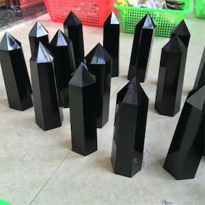 4inch+ Natural Crystal Obsidian Obelisk,quartz Crystal,father's Day ...