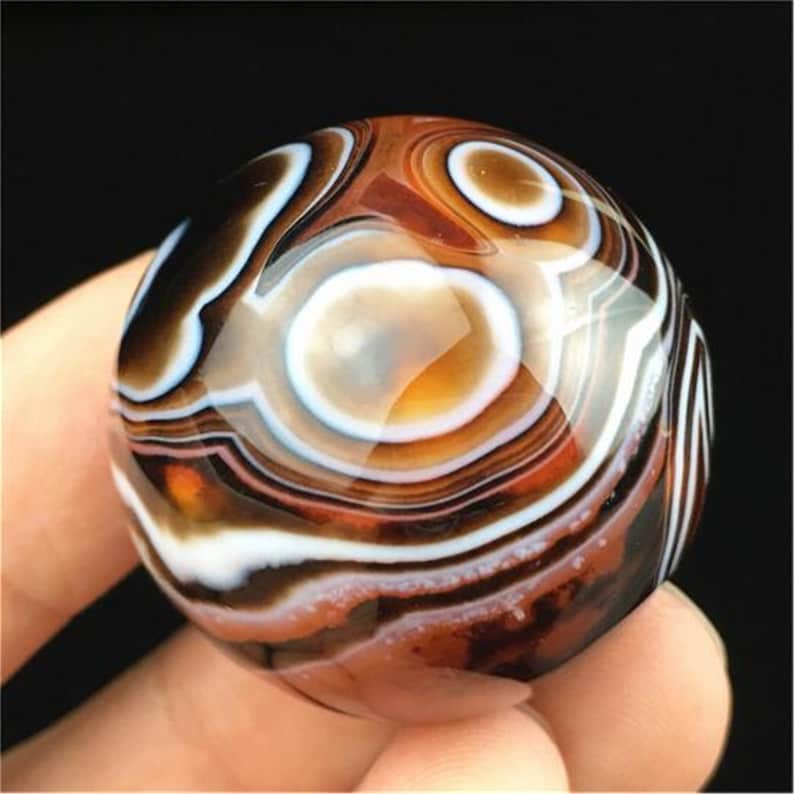 Rare Natural Lace Agate Sphere basequartz Crystalcrystal - Etsy