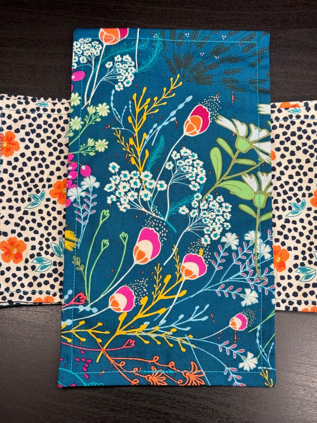 Tea and Snack Napkins Boho Teal - Etsy