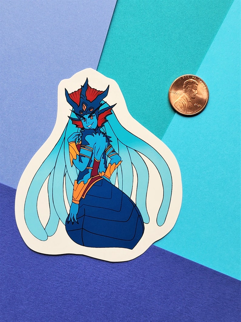 Queen Azshara Vinyl Sticker World of Warcraft Battle for Azeroth ...