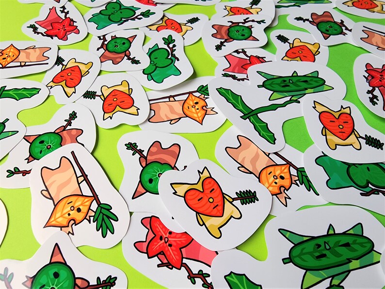 Cute Korok Vinyl Sticker Set Legend of Zelda Breath of the - Etsy