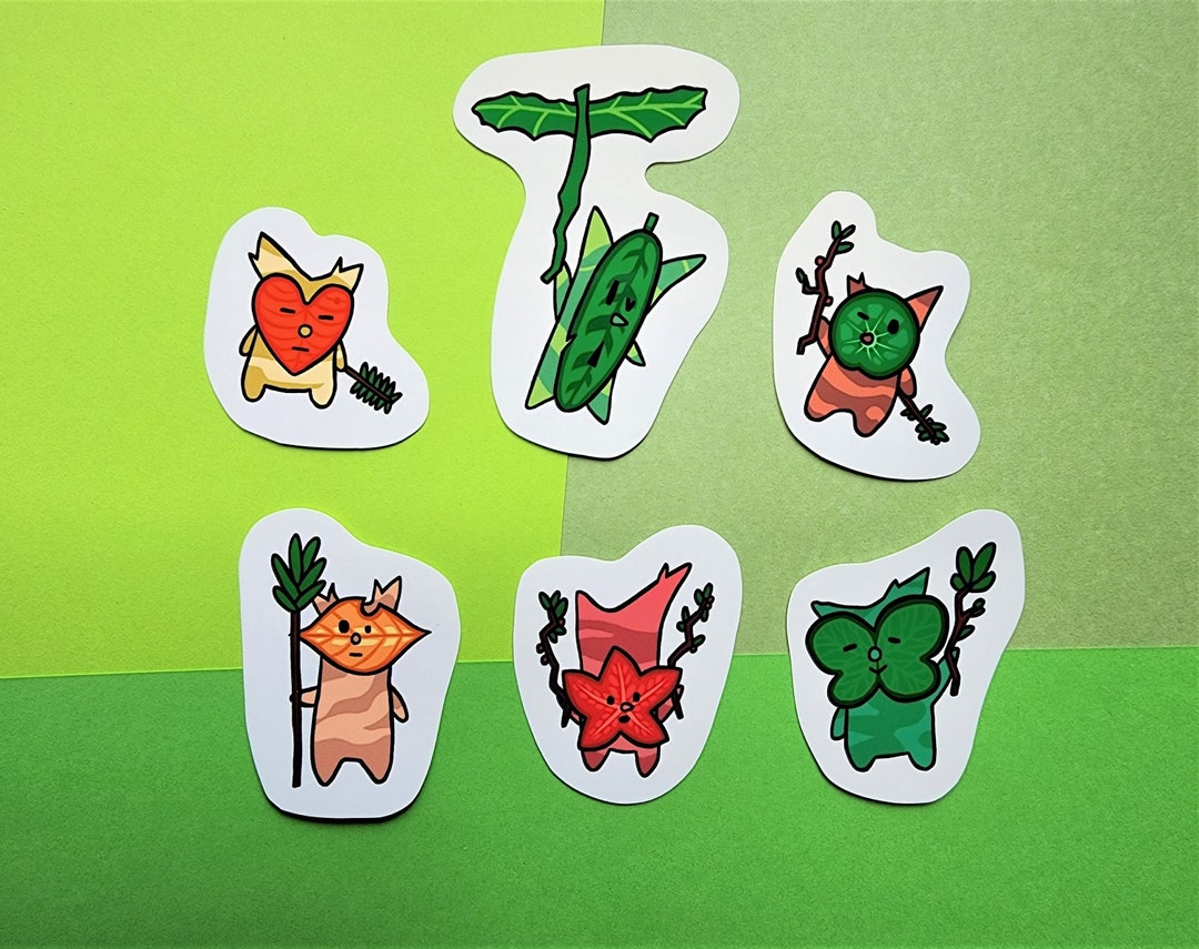 Cute Korok Sticker Pack - Legend of Zelda Breath of the Wild Sticker ...