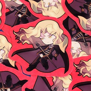 Alucard Vinyl Sticker - Castlevania Matte Sticker - Cute Chibi Gaming ...